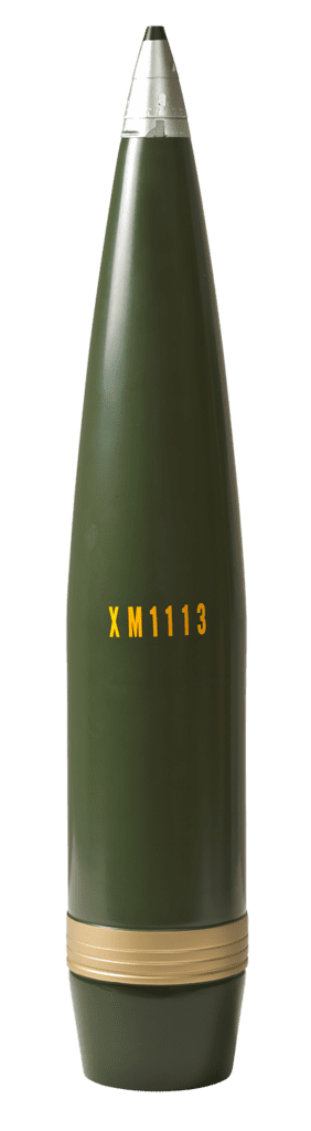 155MM XM1113 Extended Range, Rocket Assisted Projectile